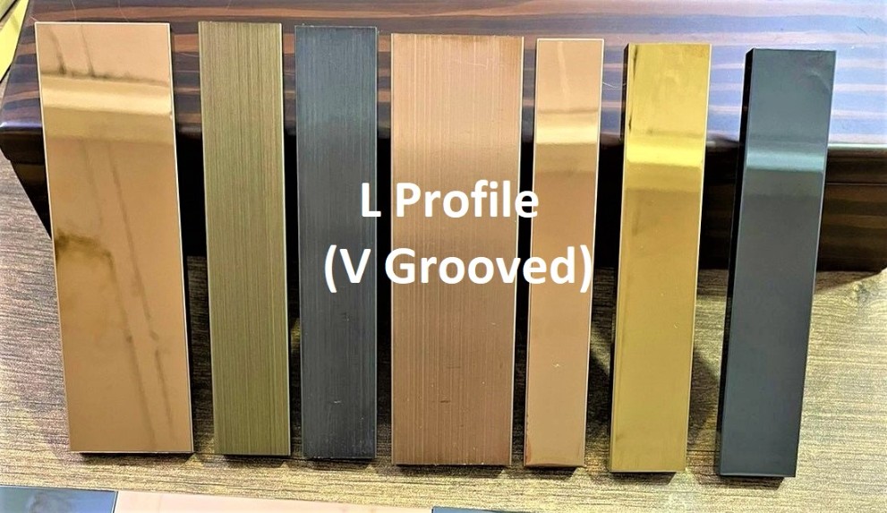 Ready Stock L Profile, U Profile, T Profile, Flat Patti Stainless Steel ...