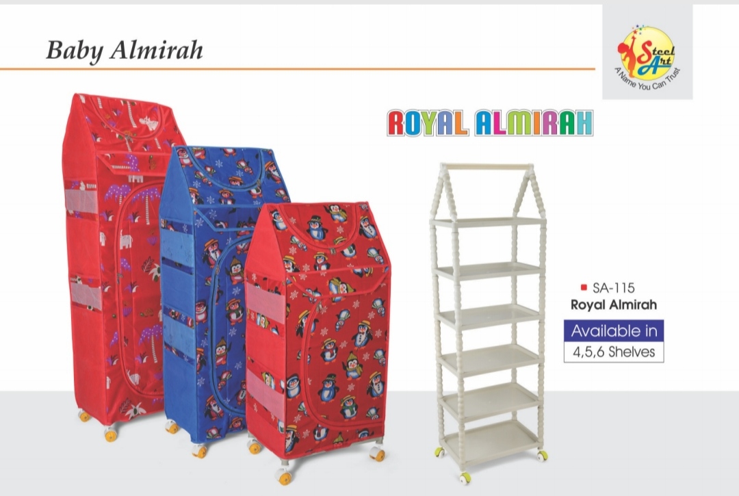 SA 115 ROYAL TOY ALMIRAH 6 SHELVES BALAJI PRODUCT COMPANY
