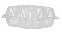 Container Clear Square XL 250pcs | Unibasma Cosmetics