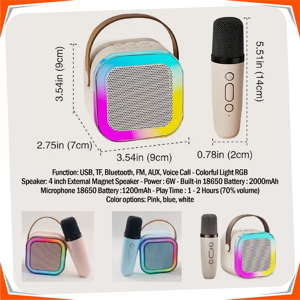 Karaoke Sound System K12 Original China | Krishna Toys