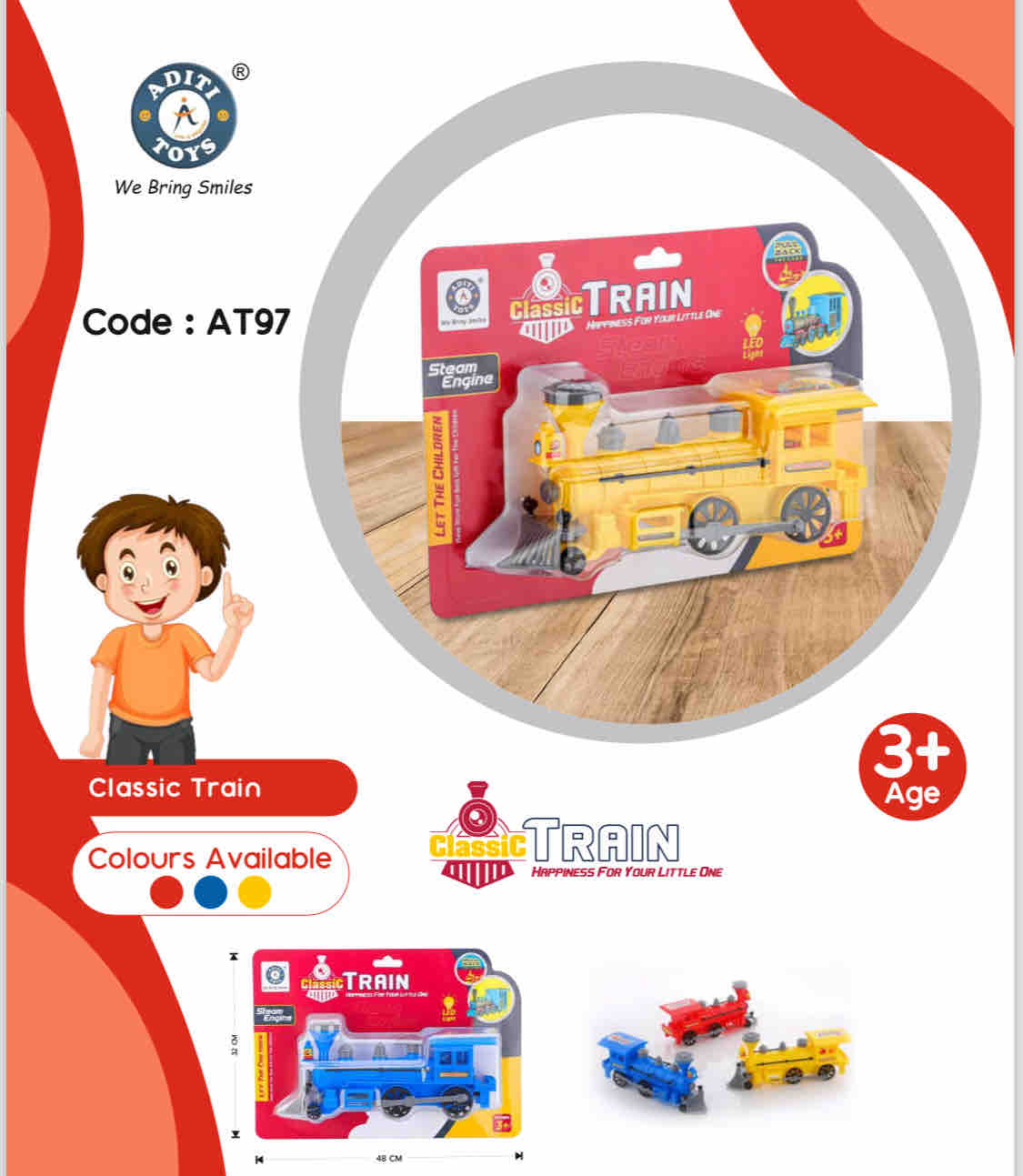CLASSIC TRAIN AT97 | Krishna Toys