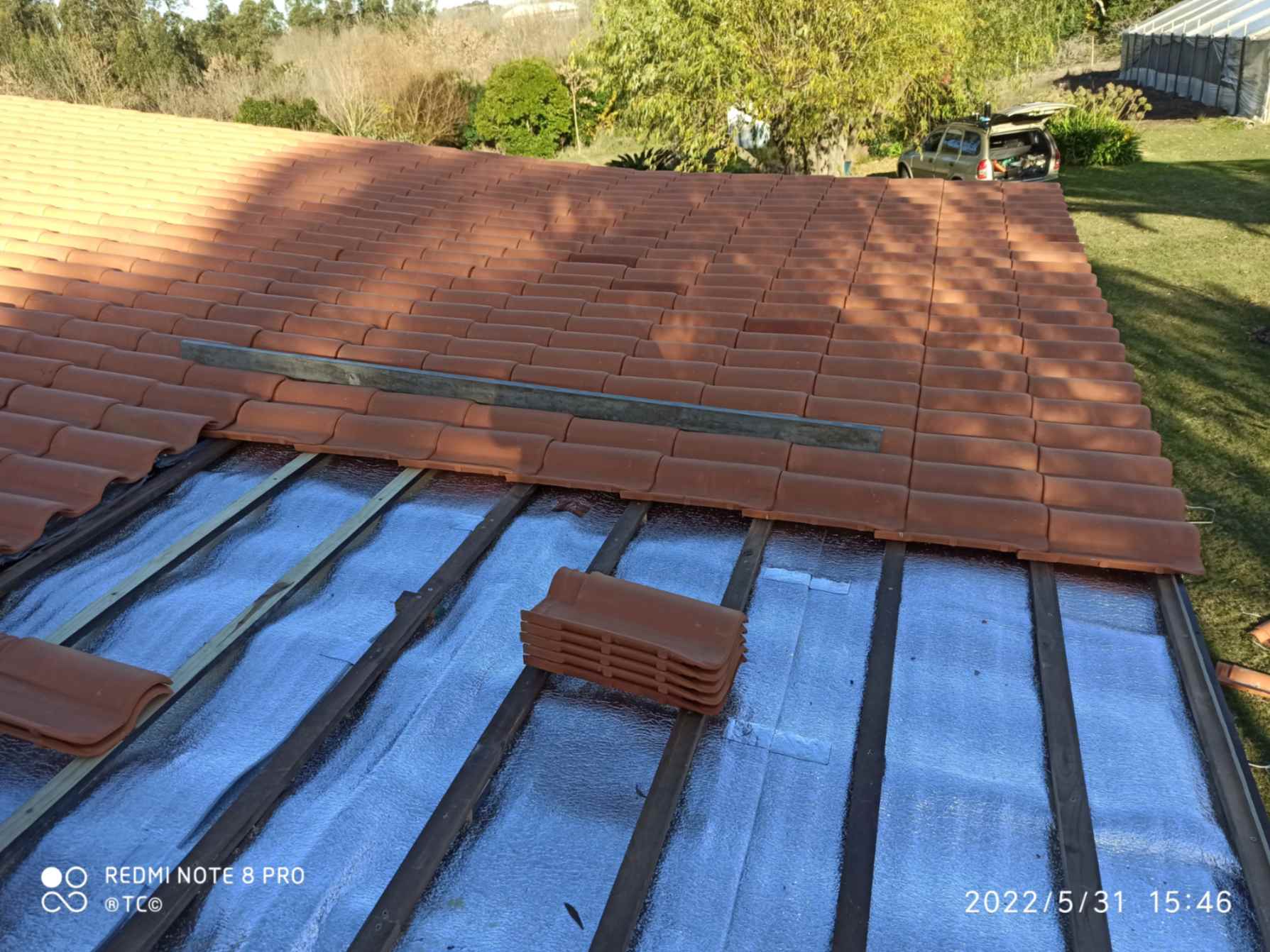 Techo de tejas portuguesas | @RUN TECH @rt for you "...de los cimientos ...