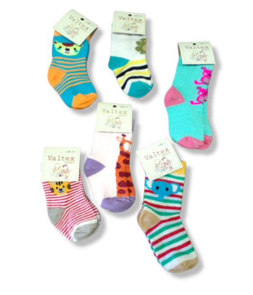 Medias estampadas , Pack x12 Surtido Valtex | Frapitas Bebes