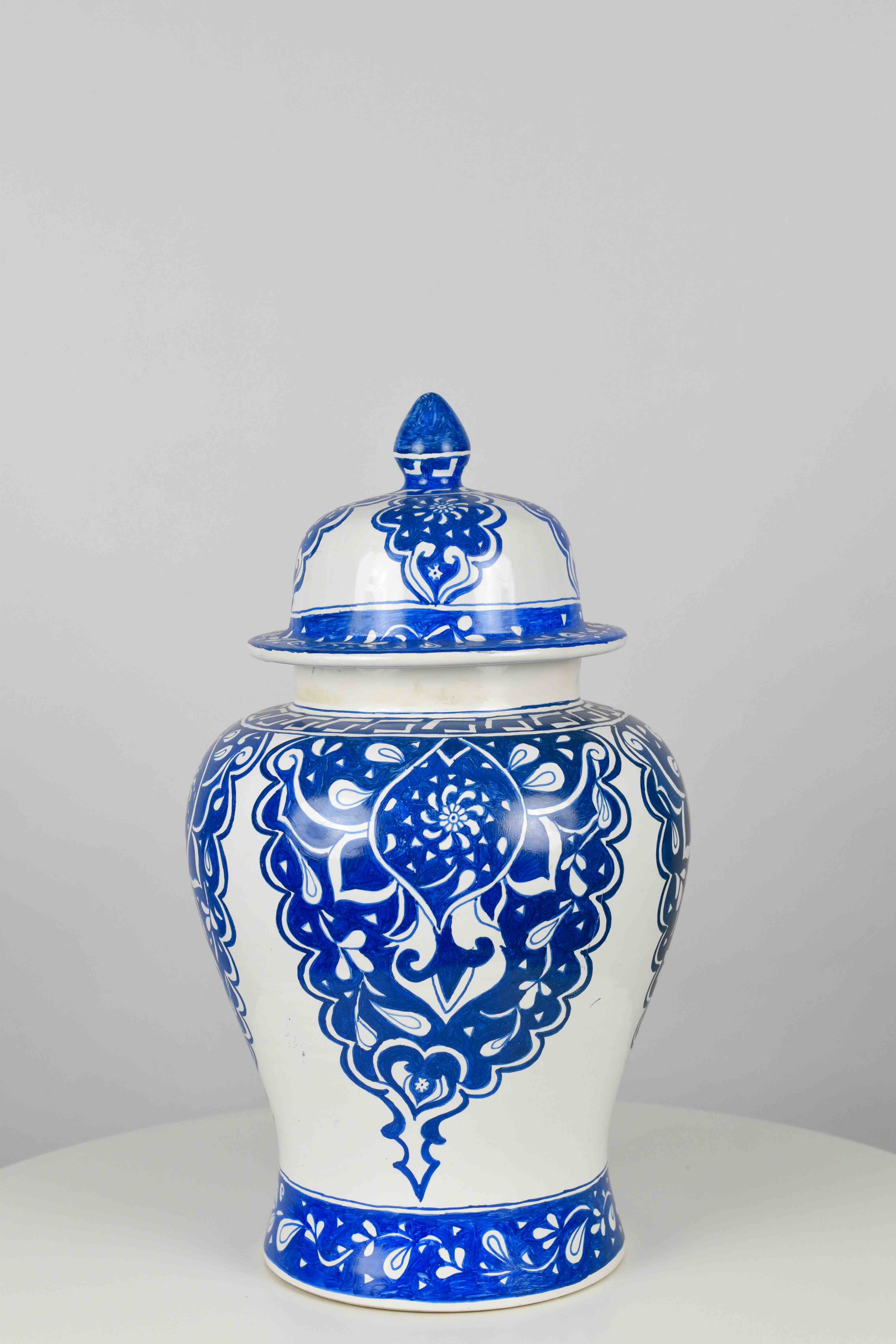 Ginger jar H12" D8" | DNF Ceramics