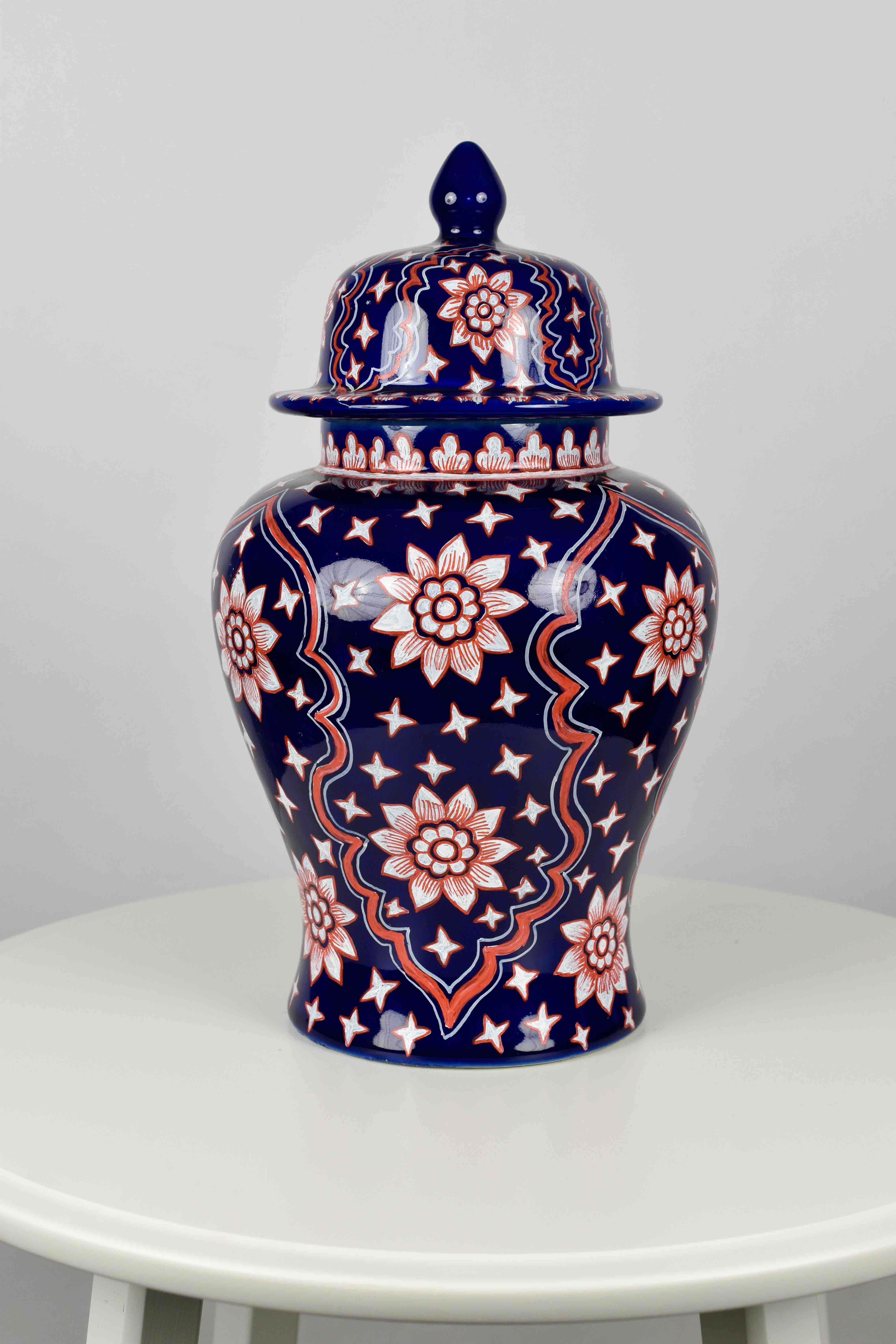 Ginger jar H12" D8" | DNF Ceramics