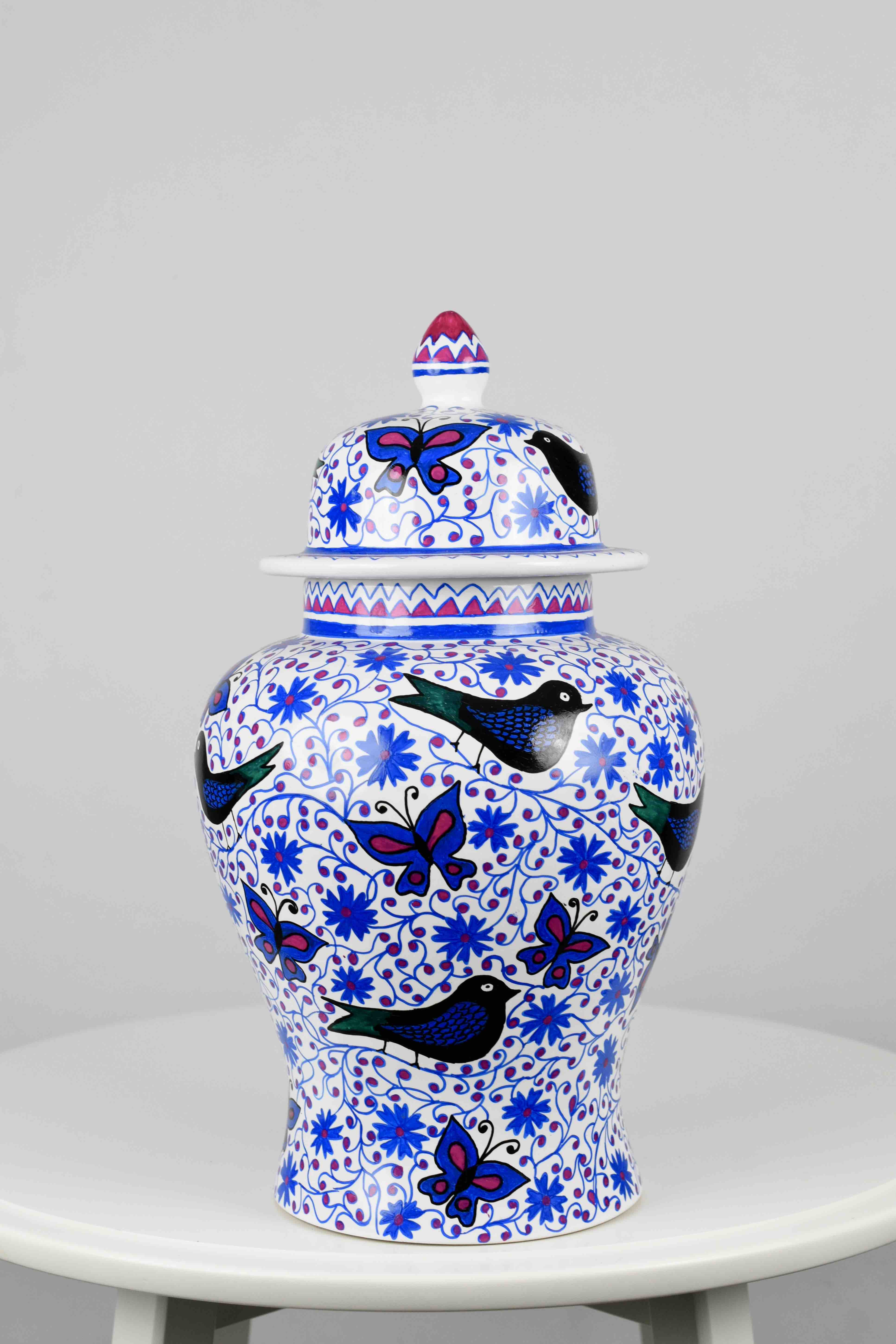 Ginger jar H12" D8" | DNF Ceramics