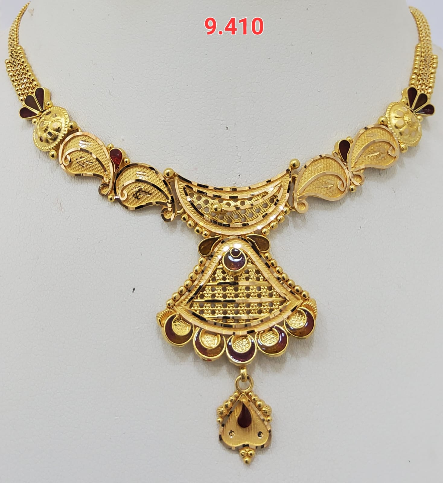 Fancy Necklace 20K | MAMDE JEWELLERS