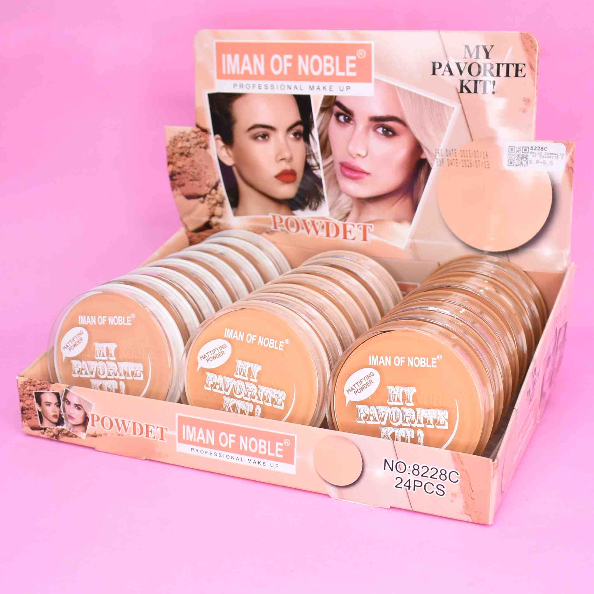 REF: 8228C - POLVO COMPACTO MY FAVORITE KIT IMAN OF NOBLE | Clic’cloc cosmetics