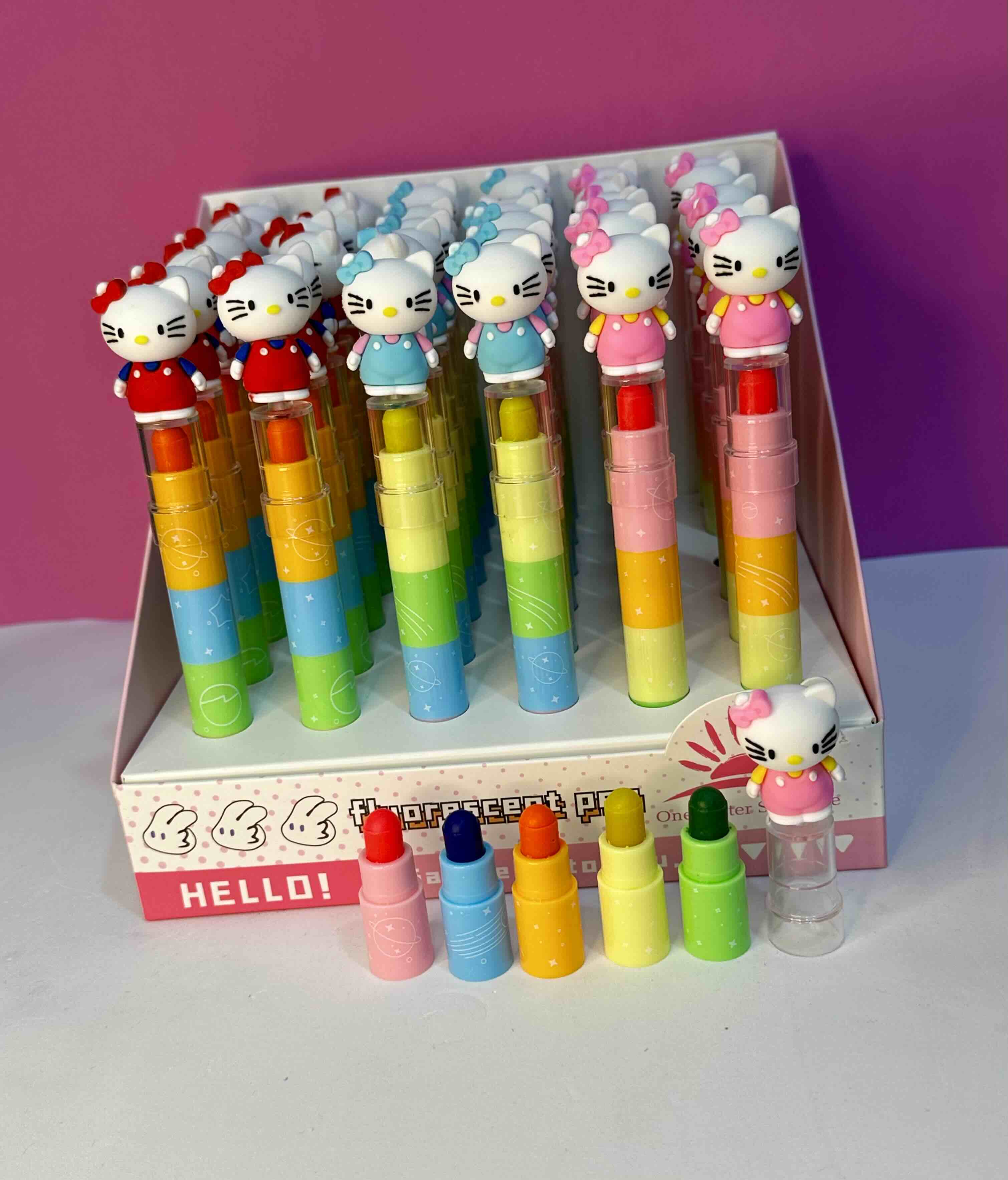 RESALTADOR CRAYOLA HELLO KITTY | La tienda del Esfero Kawaii