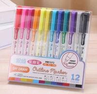 MARCADOR DOBLE LINEA X12 | La tienda del Esfero