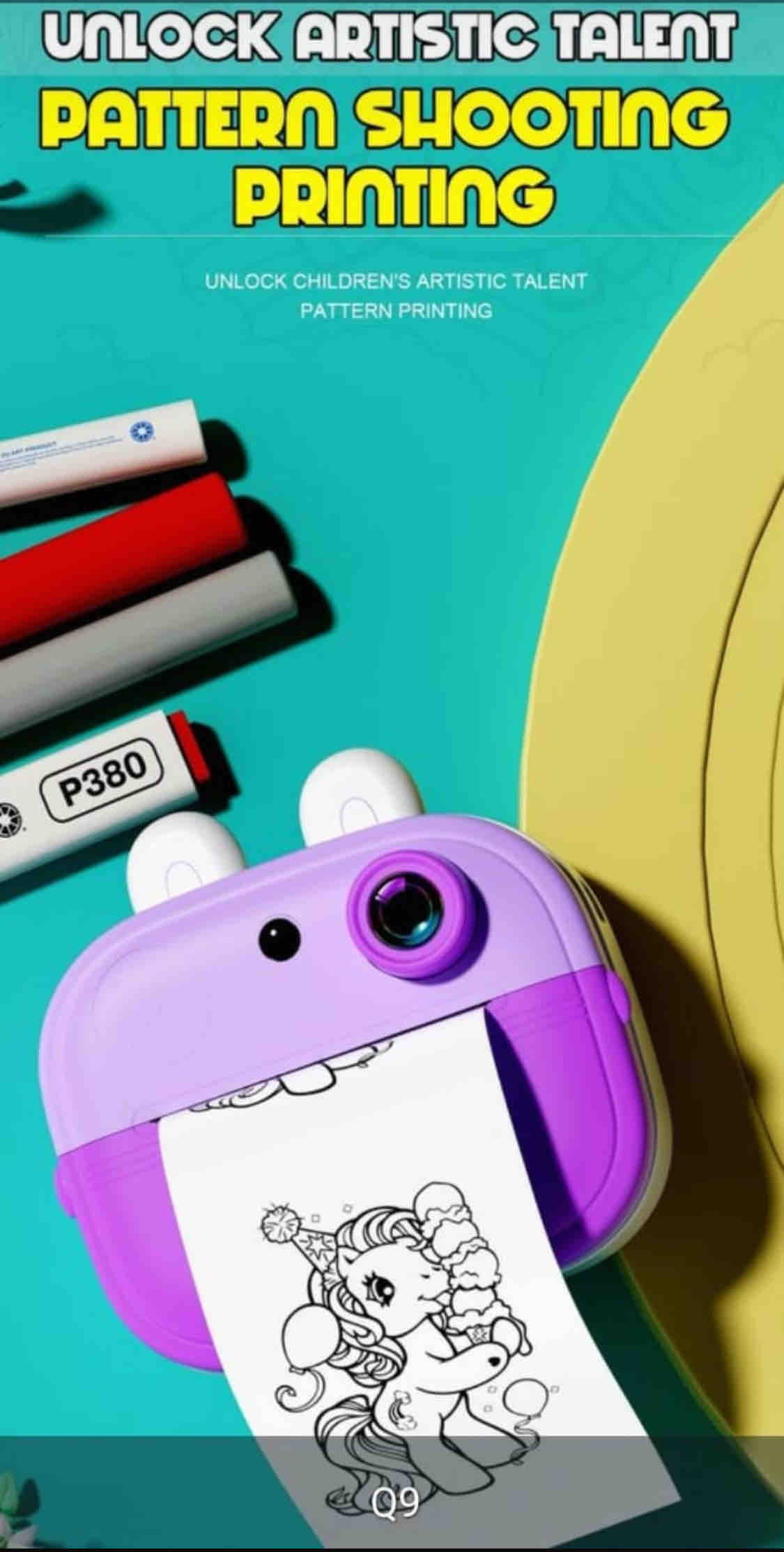 Q9 RABBIT CAMERA PRINTER (BULK DISCOUNT) | GEETA TOYS