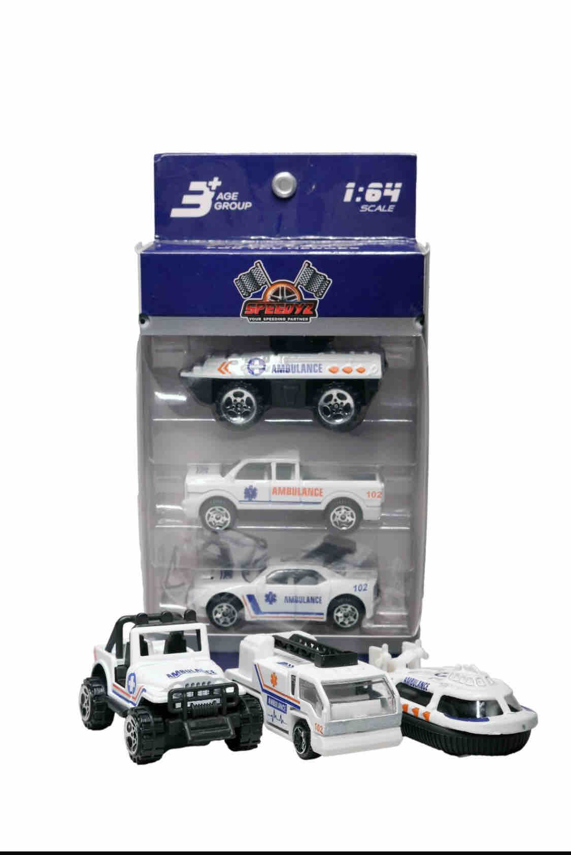 SPEEDX (3 IN 1) DIECAST CAR SET | GEETA TOYS