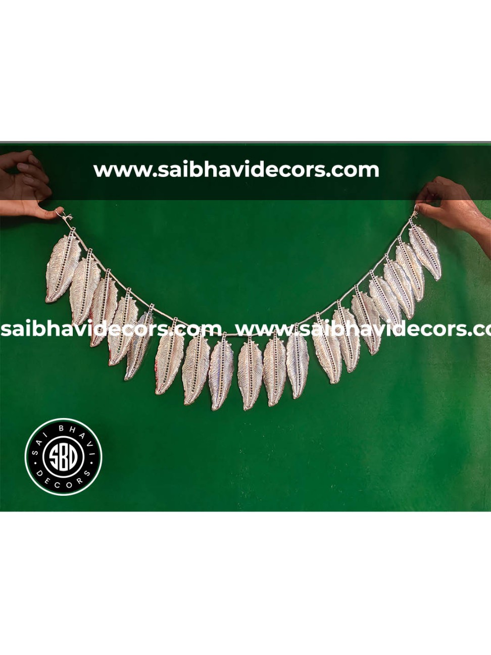 German Silver Toran - Silver Color | Sai Bhavi Decors