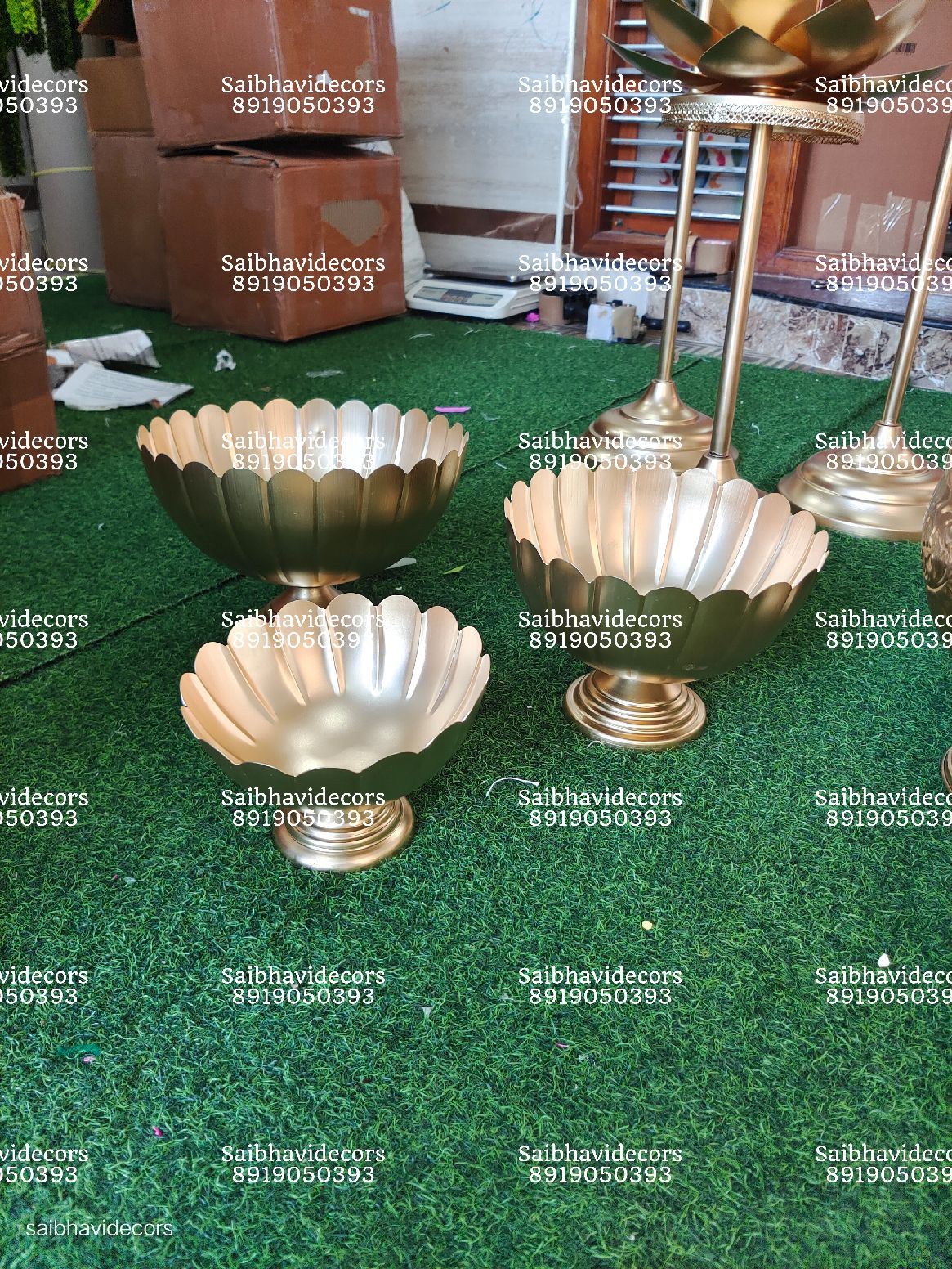 Flower bowl set of 3 | Sai Bhavi Decors