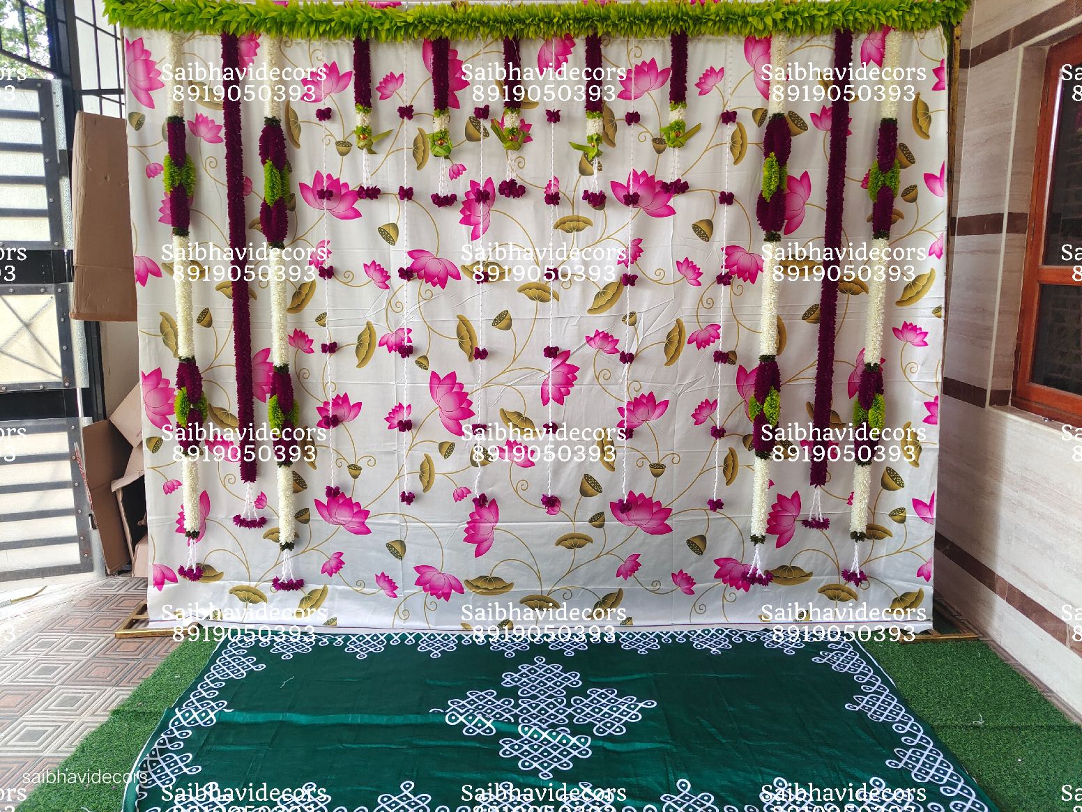 New Lotus Backdrop set | Sai Bhavi Decors