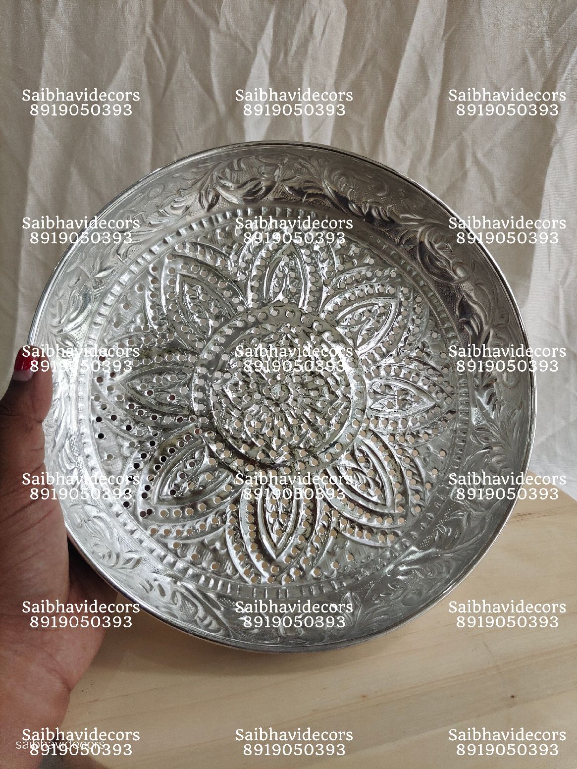 German Silver Pooja Items | Sai Bhavi Decors