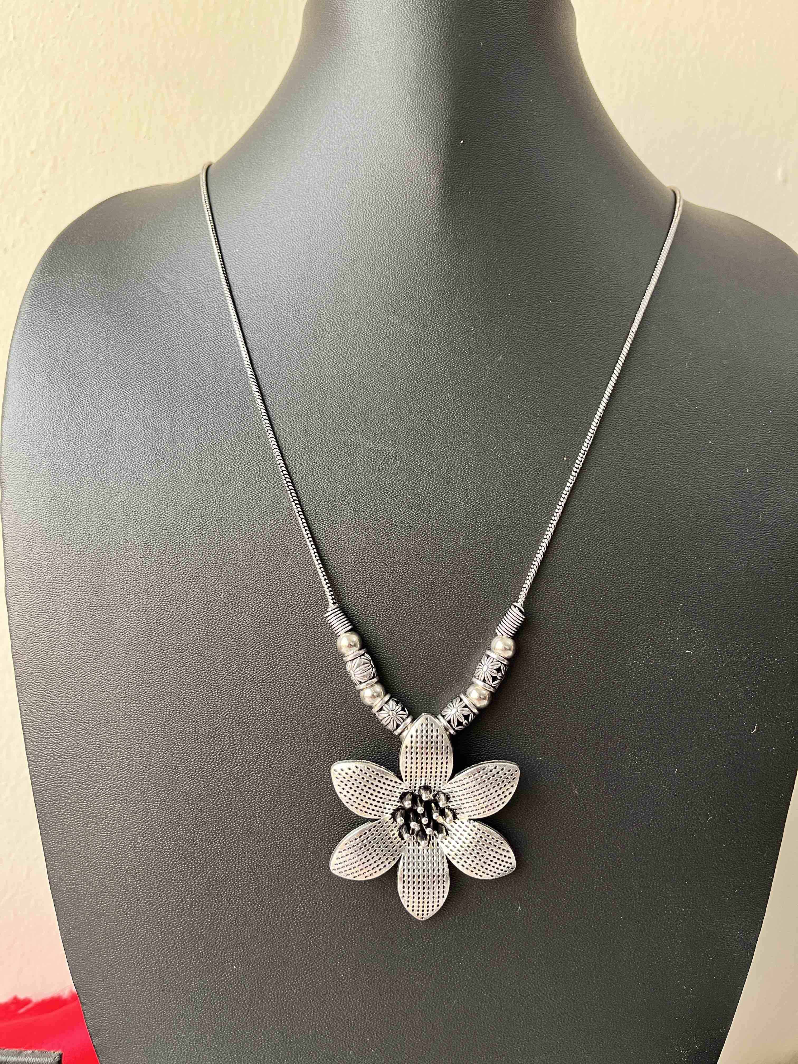 Jaipur Silver Long Chains | EthniQ