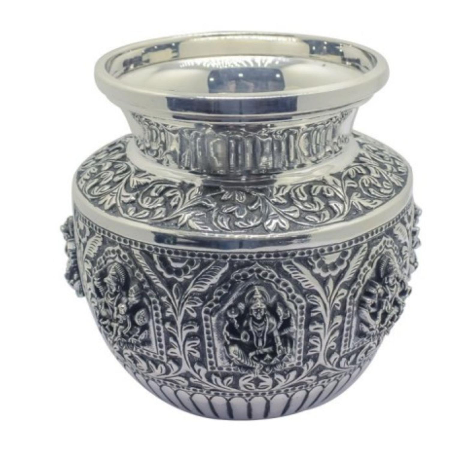 ESTHETIC SILVER ANTIQUE SOMBU | B N MARLECHA SILVER