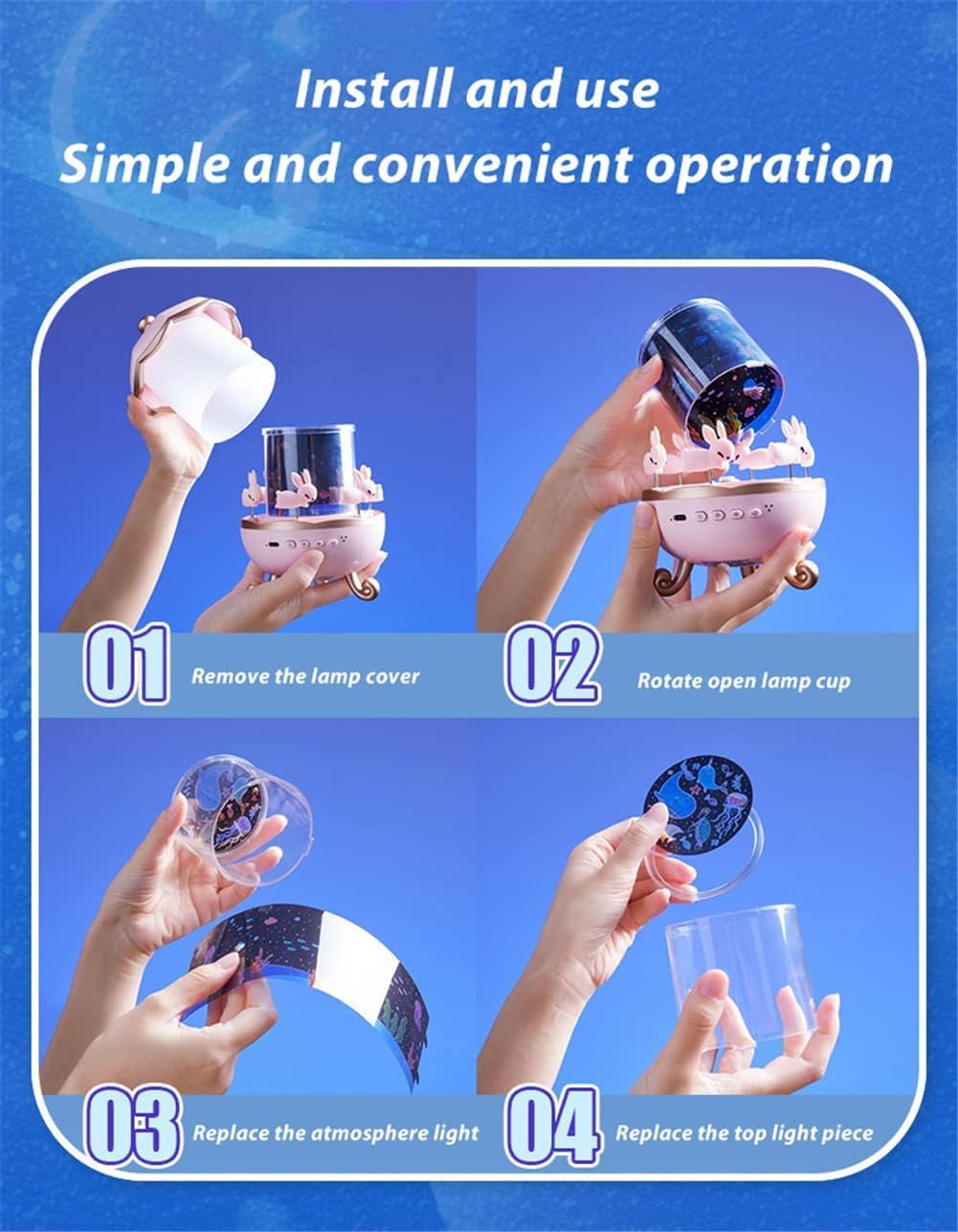 Bunny Carousel Projector | Fusion Toys