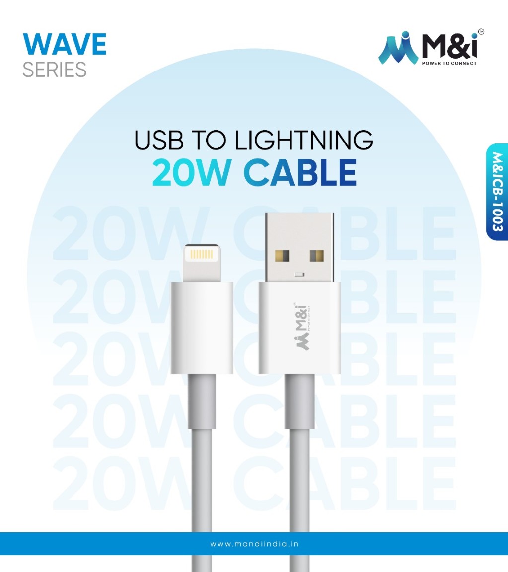 20W USB TO LIGHTNING WAVE SERIES | THE COLLECTION