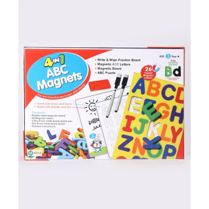4 in 1 ABC Magnets | Kamal Enterprises