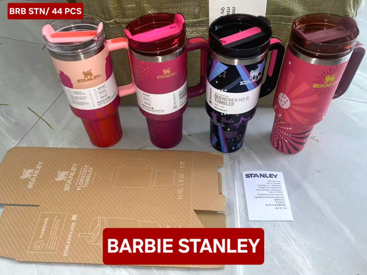 barbie stanley (premium)transparent straw | NT