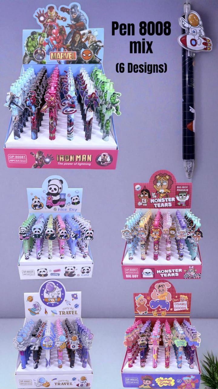 8008 cute pen(assorted designs) | NT