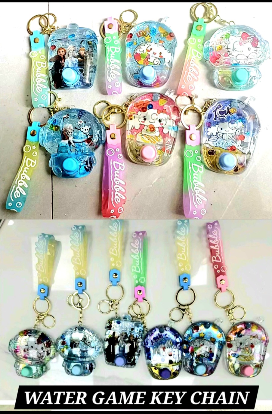 water game key chain (all designs mix)big size | NT
