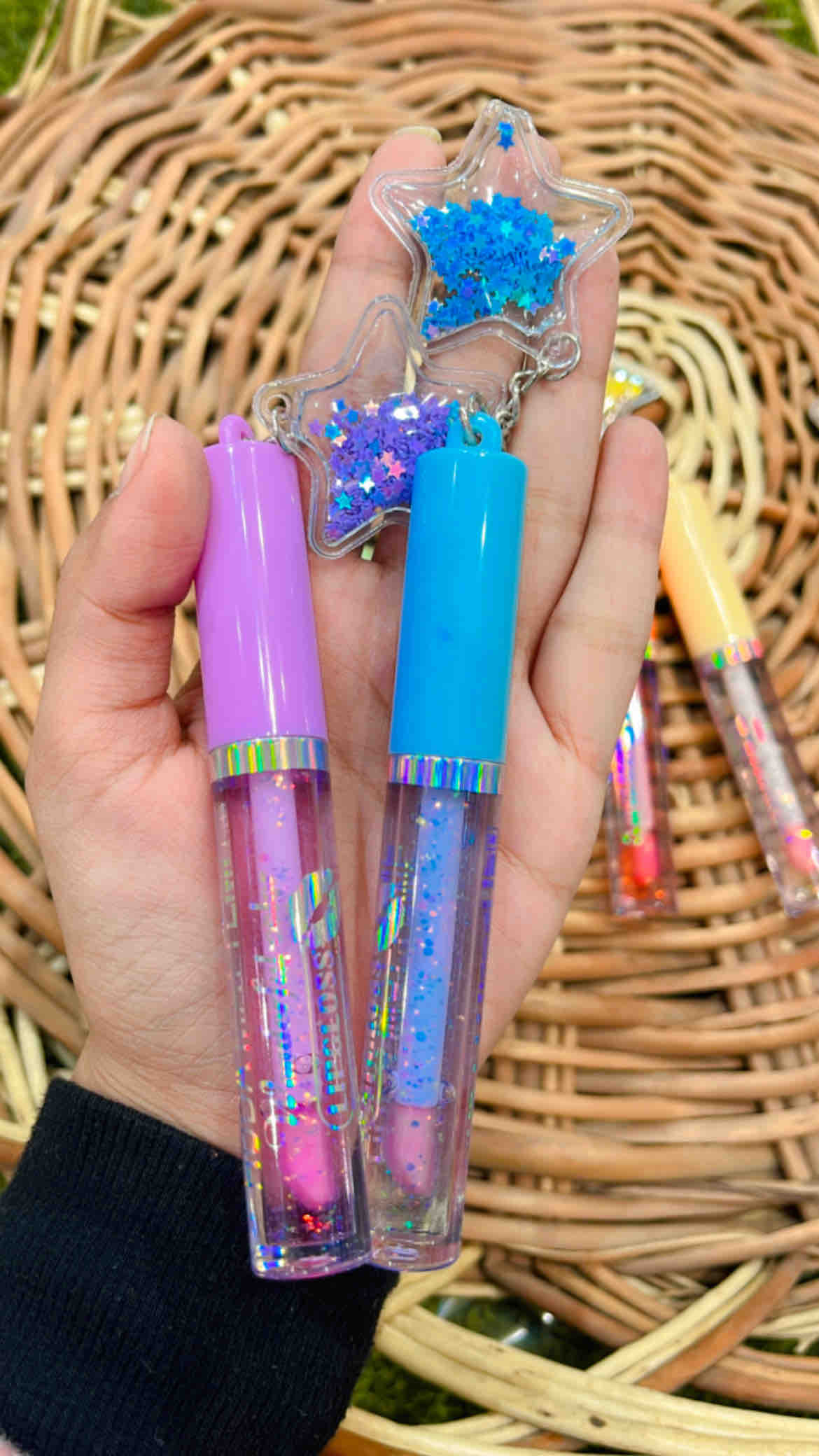 X287 STAR KEYCHAIN LIPGLOSS | Trendybuddy