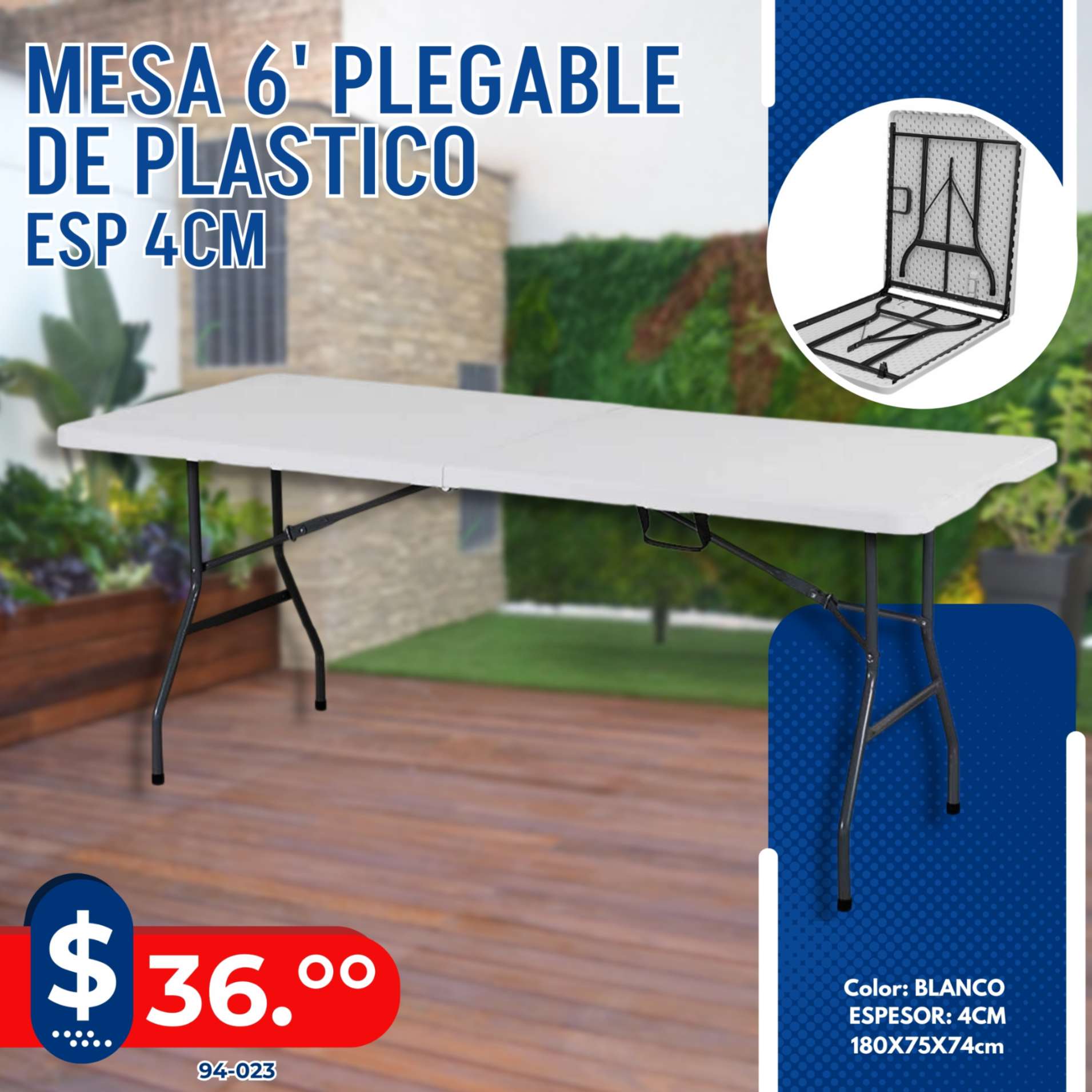 Mesa Plegable Walmart