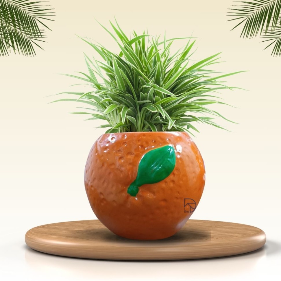 orange pot | The Decorshed