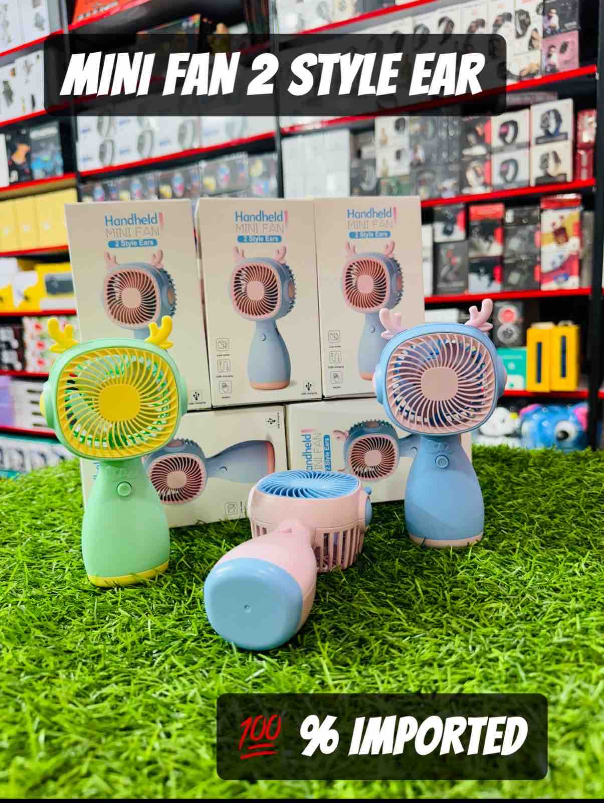 Mini hand fan (s070) imported | Swastik accessories