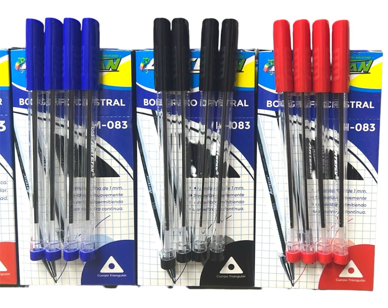 M-083 LAPICERO TRIANGULAR ARTEFAN X 50 UND | MADISON LUX IMPORTACIONES