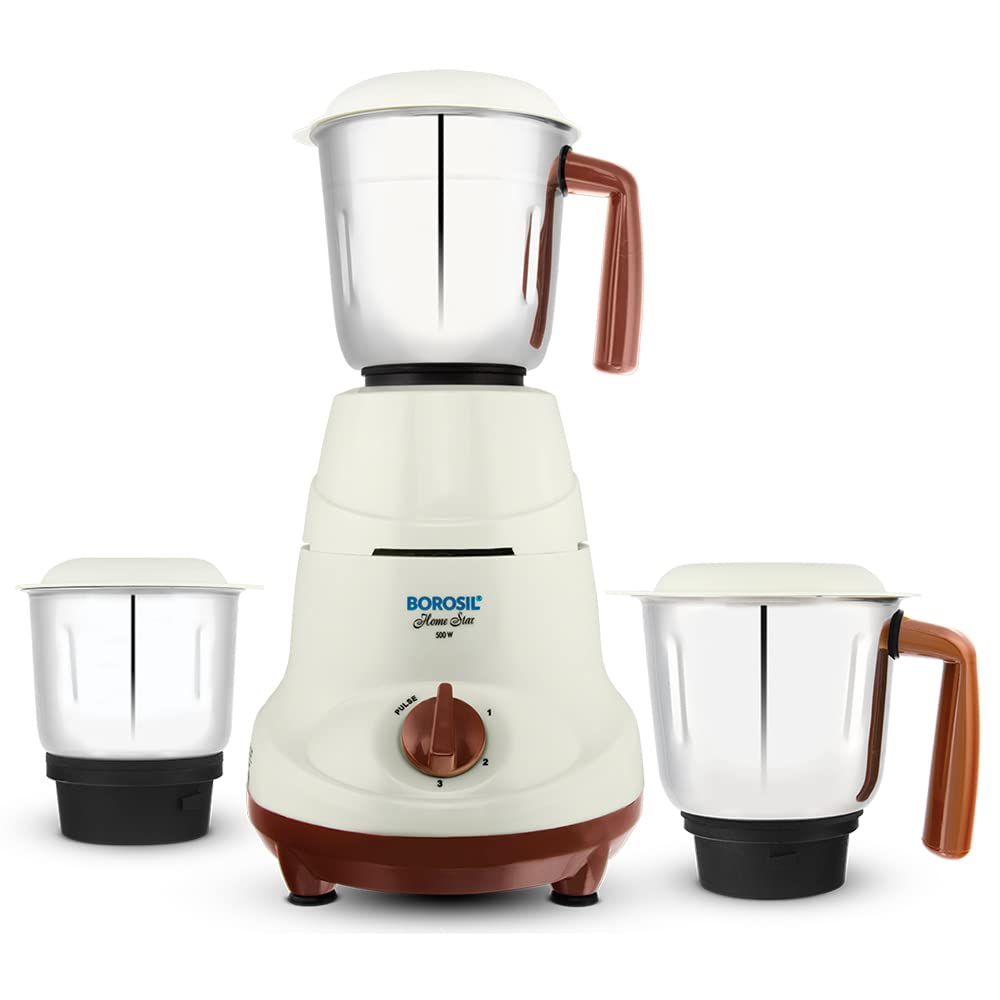 Borosil Best 500 Watts Mixer Grinder himani kitchen solutions