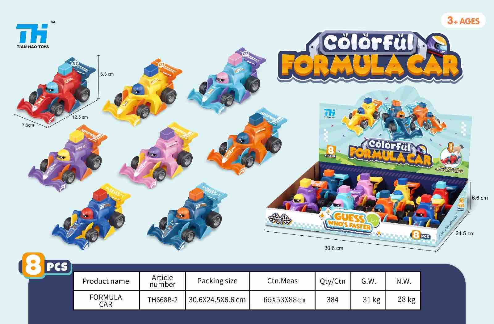 F1 RACER PUSH N GO | GBX TOY WORLD