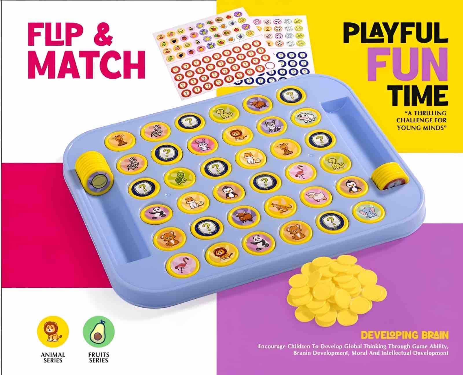 FLIP AND MATCH GAME (BULK) | GBX TOY WORLD
