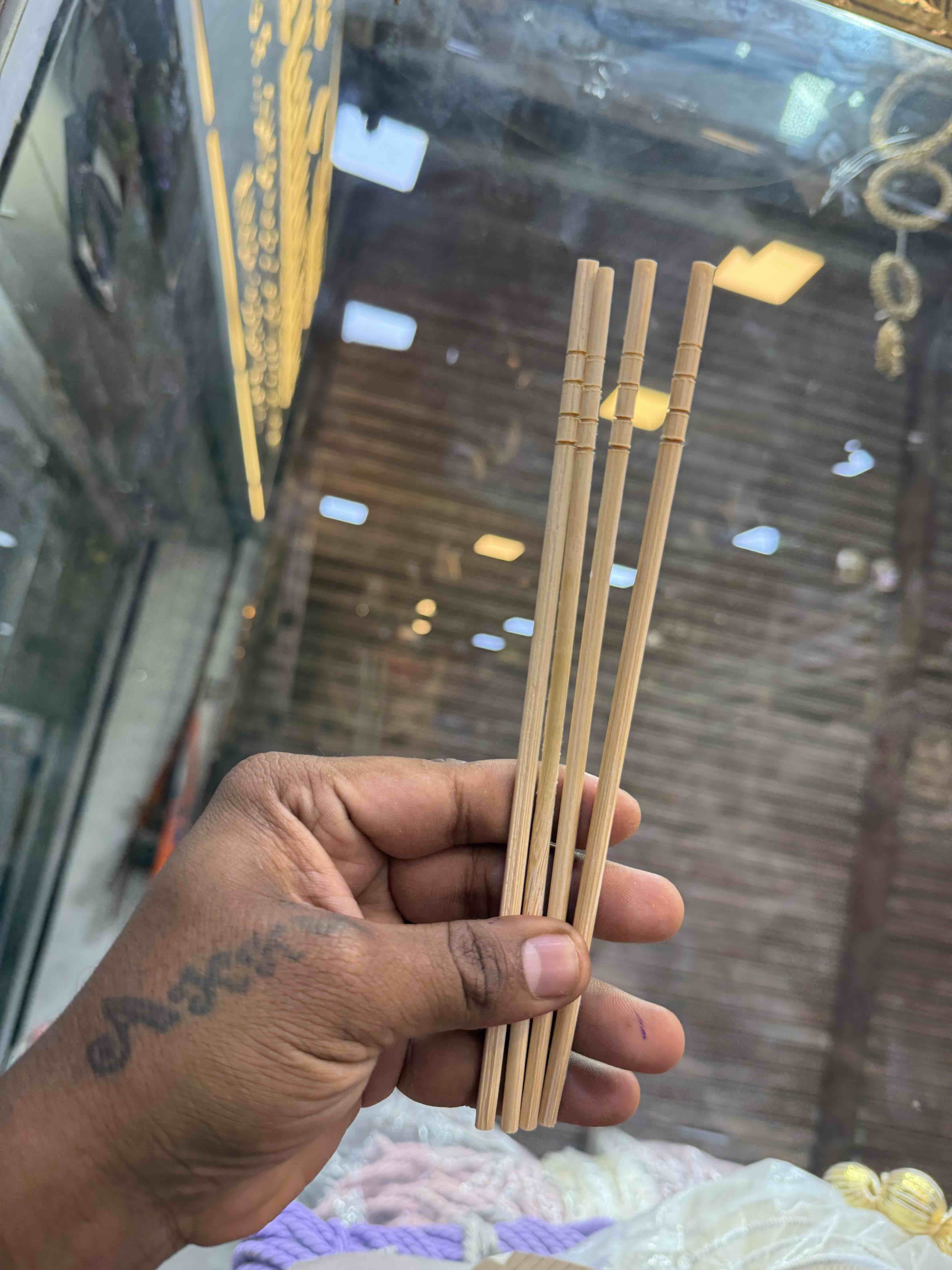 Bamboo Rattel Stick | Akash Handicrafts Munim ji