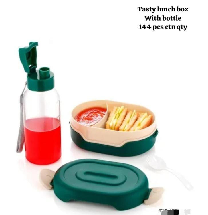 Tasty Lunch Box With Bottle | Bhaistore.com