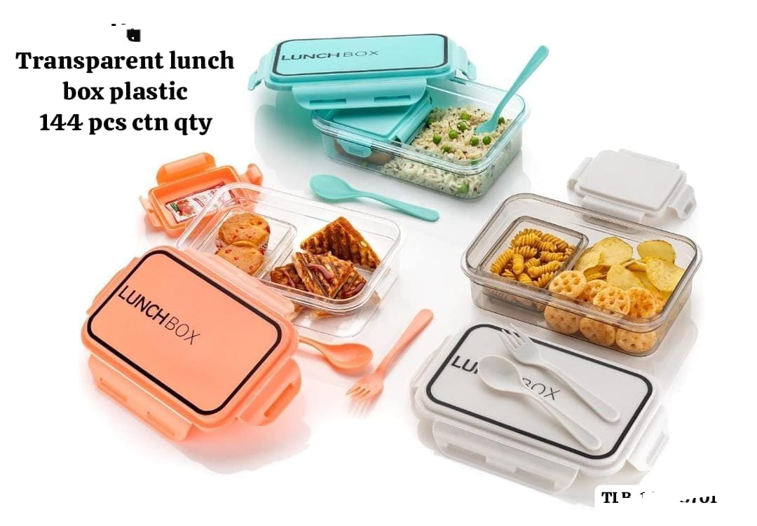 Transparent Lunch Box | Bhaistore