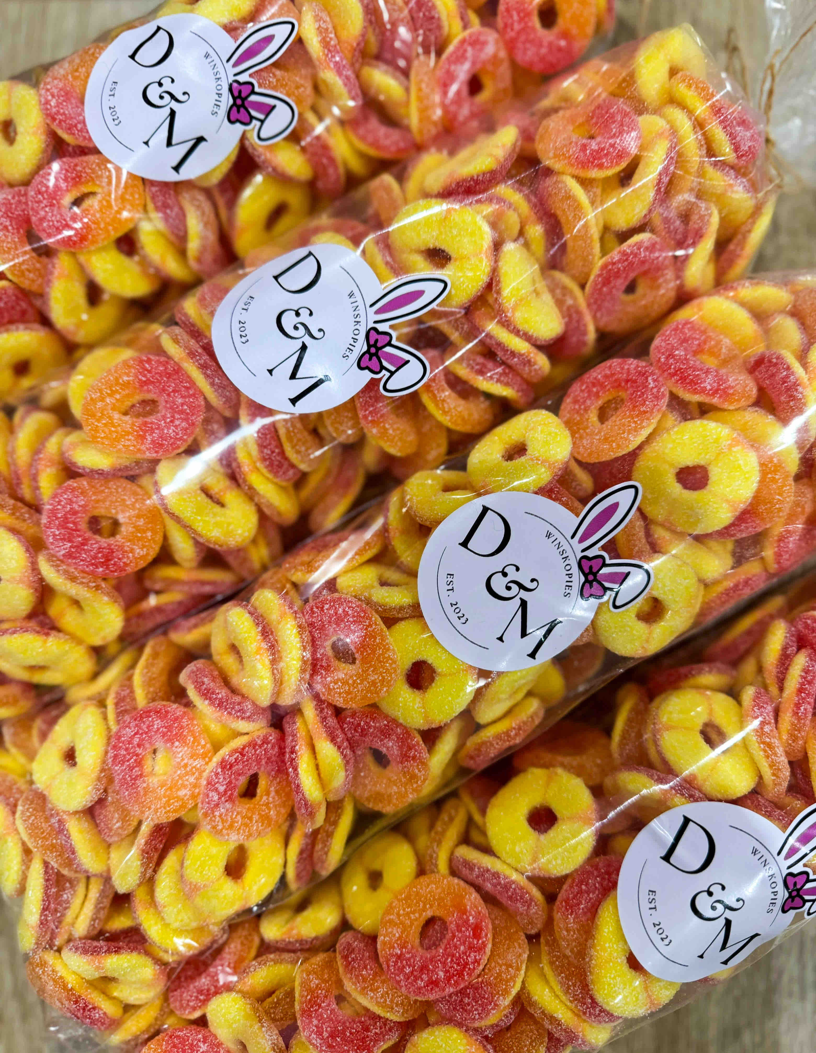 🍑PERSKE RINGETJIES 1KG🍑 | Devon & Monique Winskopies