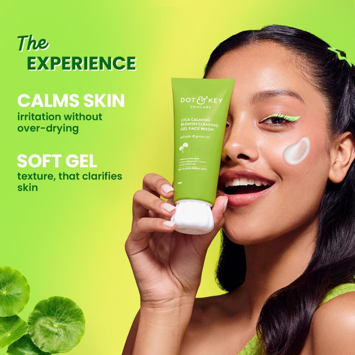 Dot & Key Face Wash CICA for Acne Prone Skin, 2% Salicylic Acid with ...