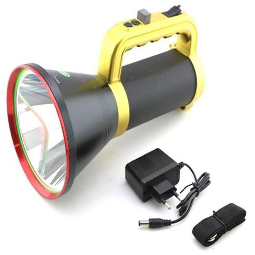 PREMIUM TORCH LIGHT ( METAL BODY ) WITH CHARGER AND STRAP
